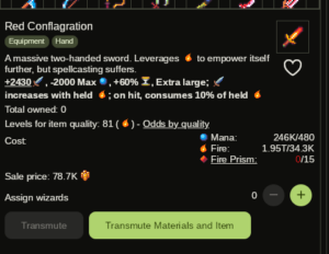 Magic Research 2 Elements List