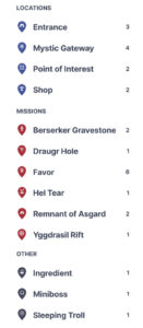God of War Ragnarok Mission and Location Maps