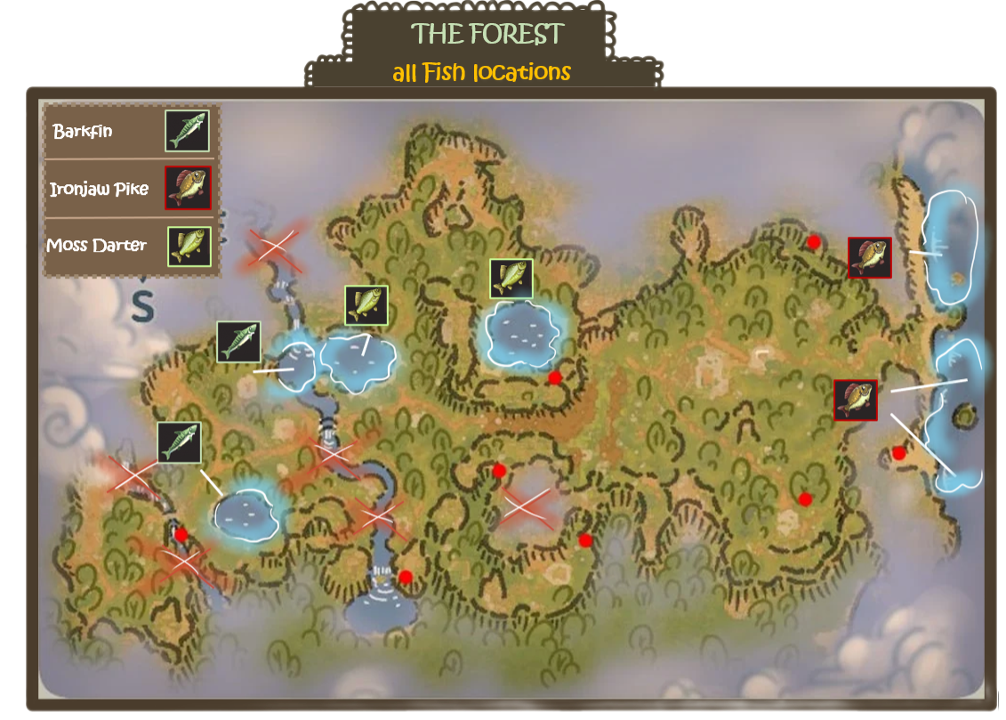 Luma Island All Fish Locations