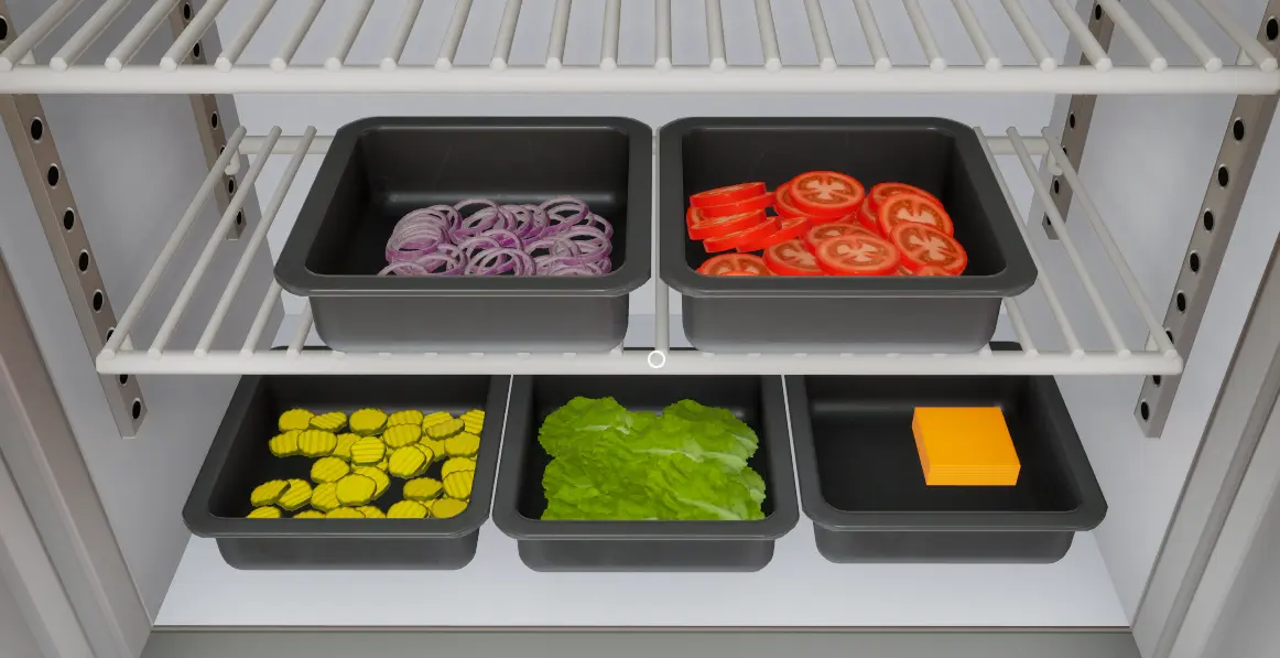 Fast Food Simulator Food Storage